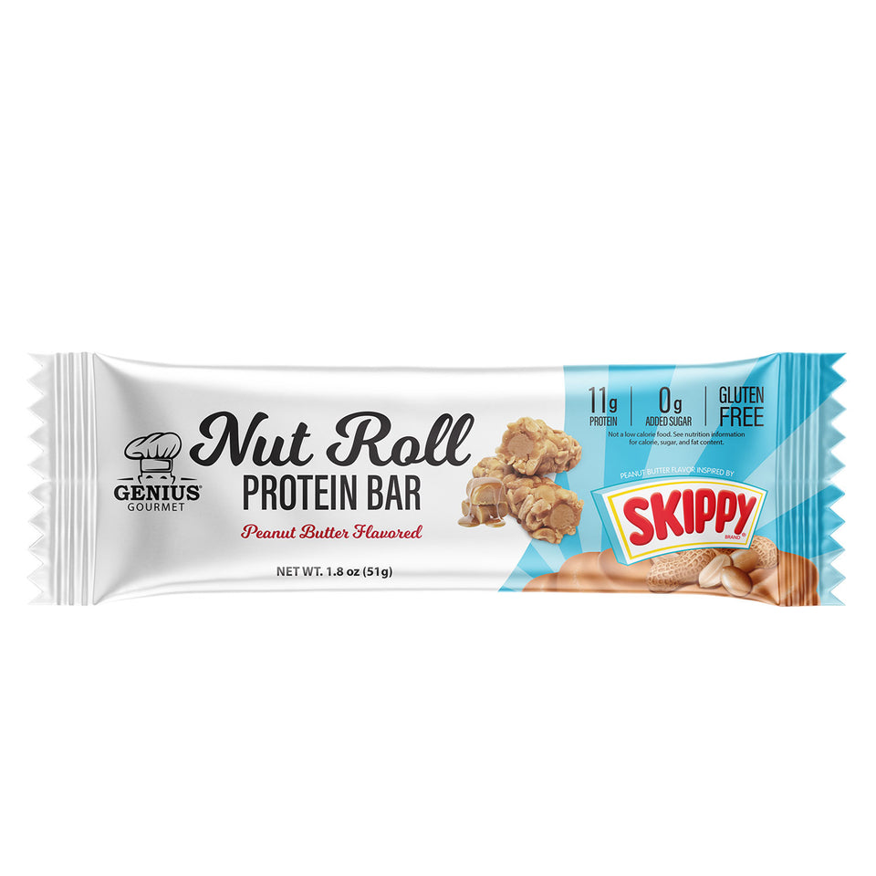 Genius Gourmet SKIPPY Wafer Protein Bar Peanut Butter Chocolate ...