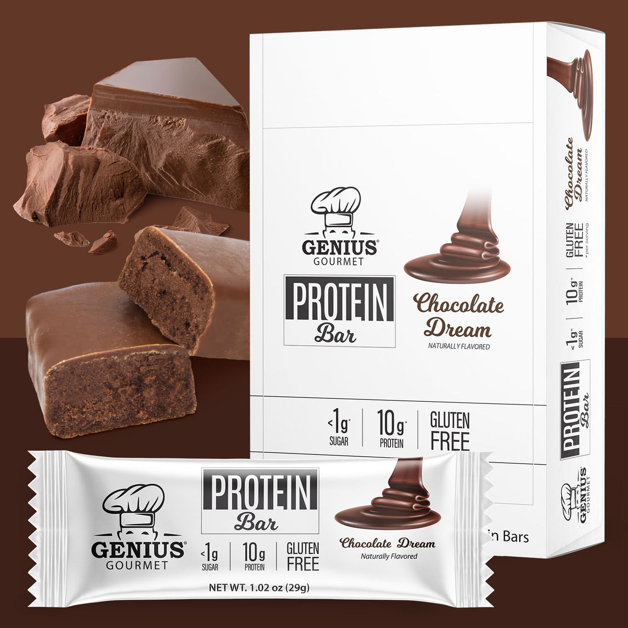 Protein Bars – Genius Gourmet Inc
