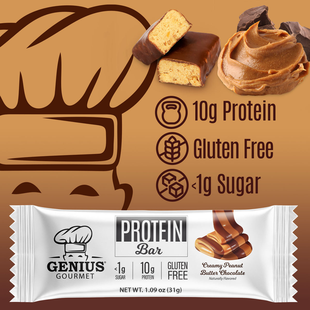 Protein Bars - Genius Gourmet Inc