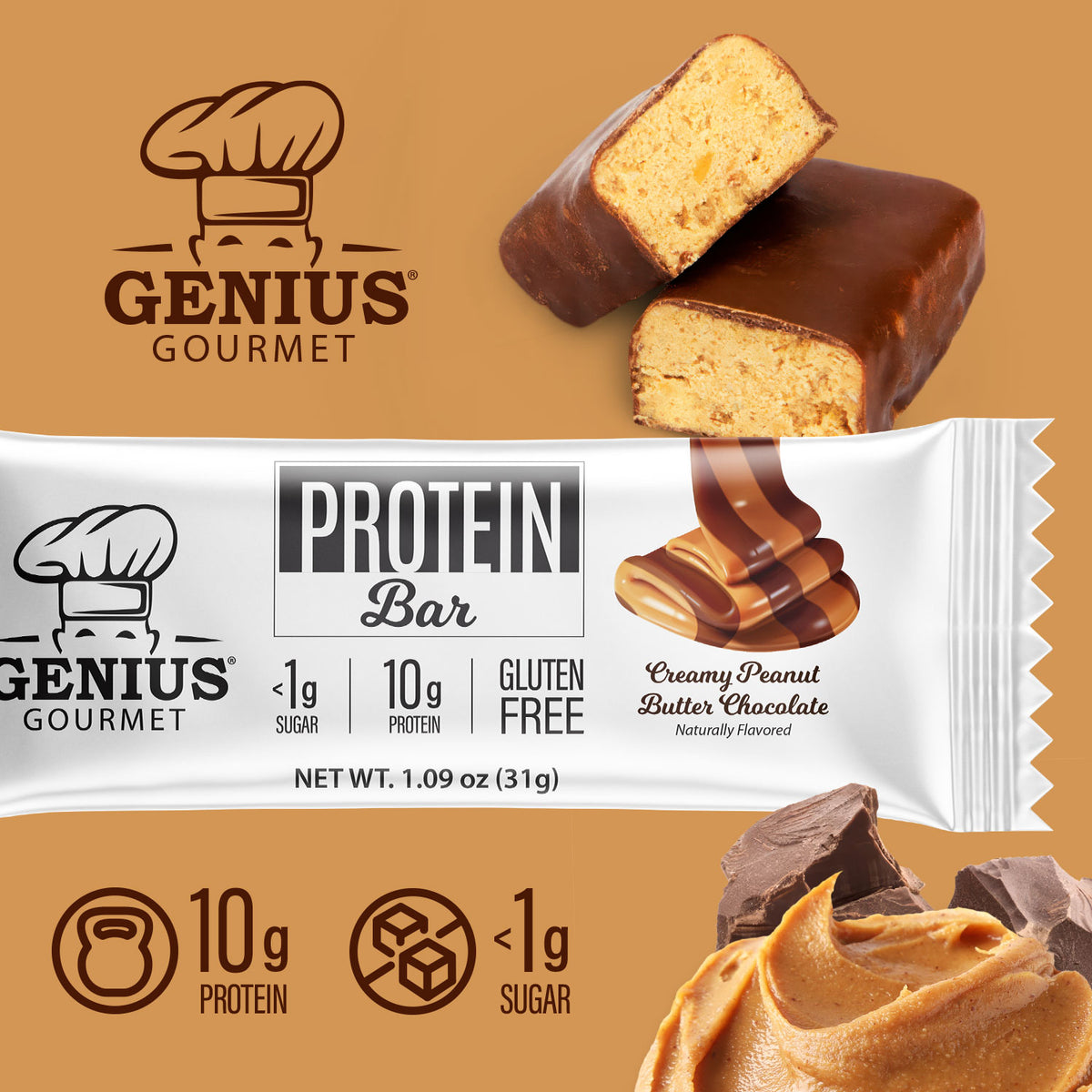 Genius Gourmet | Deliciously Smart Protein Snacks