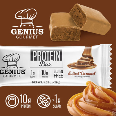 Protein Bars | Delicious Salted Caramel Protein Keto Bar - 10 Count ...